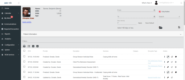 AZZLY Rize: EHR & Billing for Behavioral Health Startups